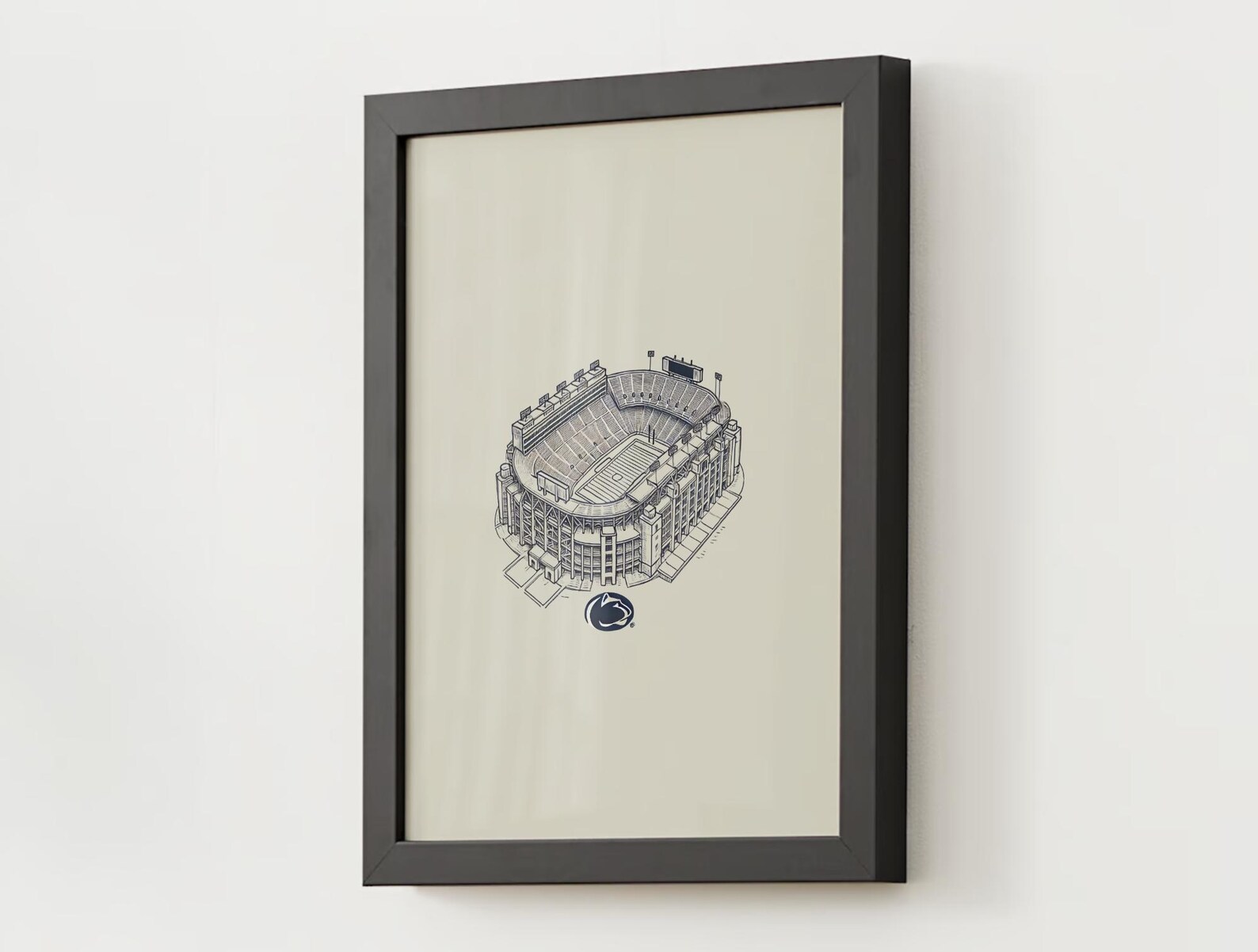 Beaver Stadium Vintage Print - Etsy
