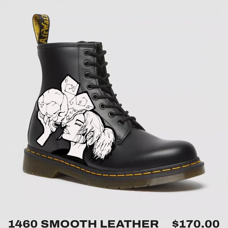 Hand Painted Doc Martens - Etsy