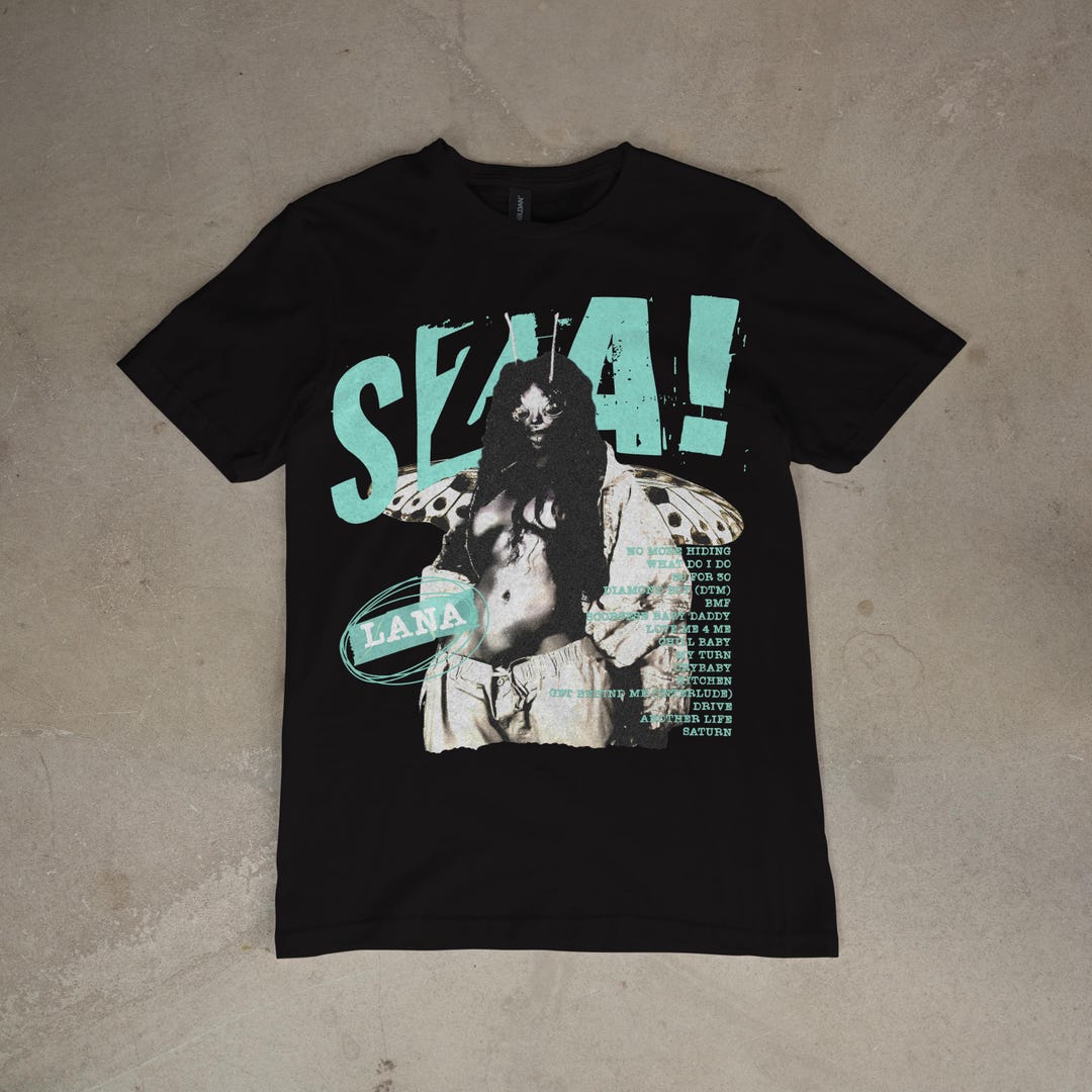 SZA Album Cover, SZA Merch, SZA Aesthetic Tee, Music Fans Shirt, Gift ...