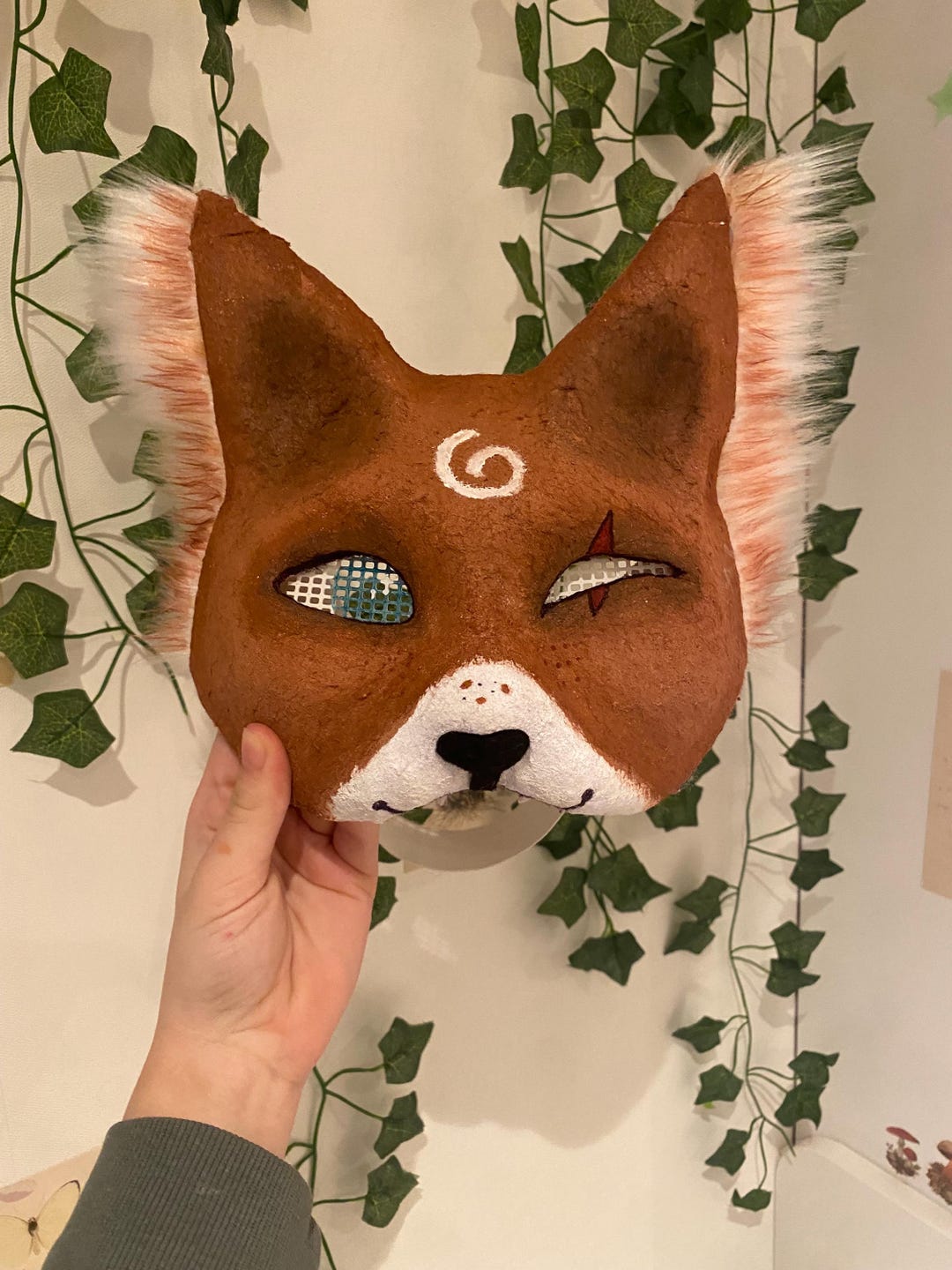 Fox/lynx Mask for Furries, Therians and Quadrobists - Etsy