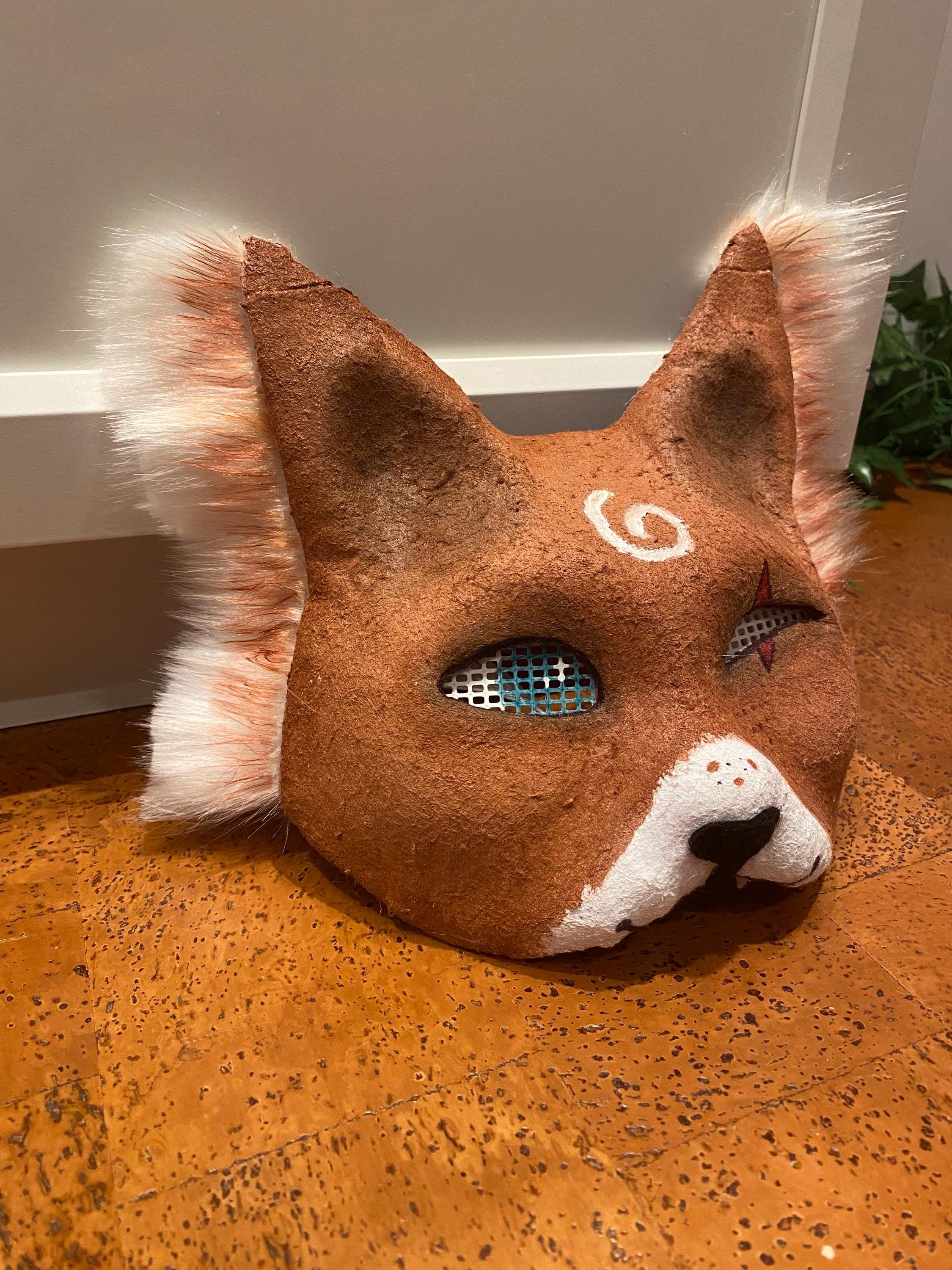 Fox/lynx Mask for Furries, Therians and Quadrobists - Etsy