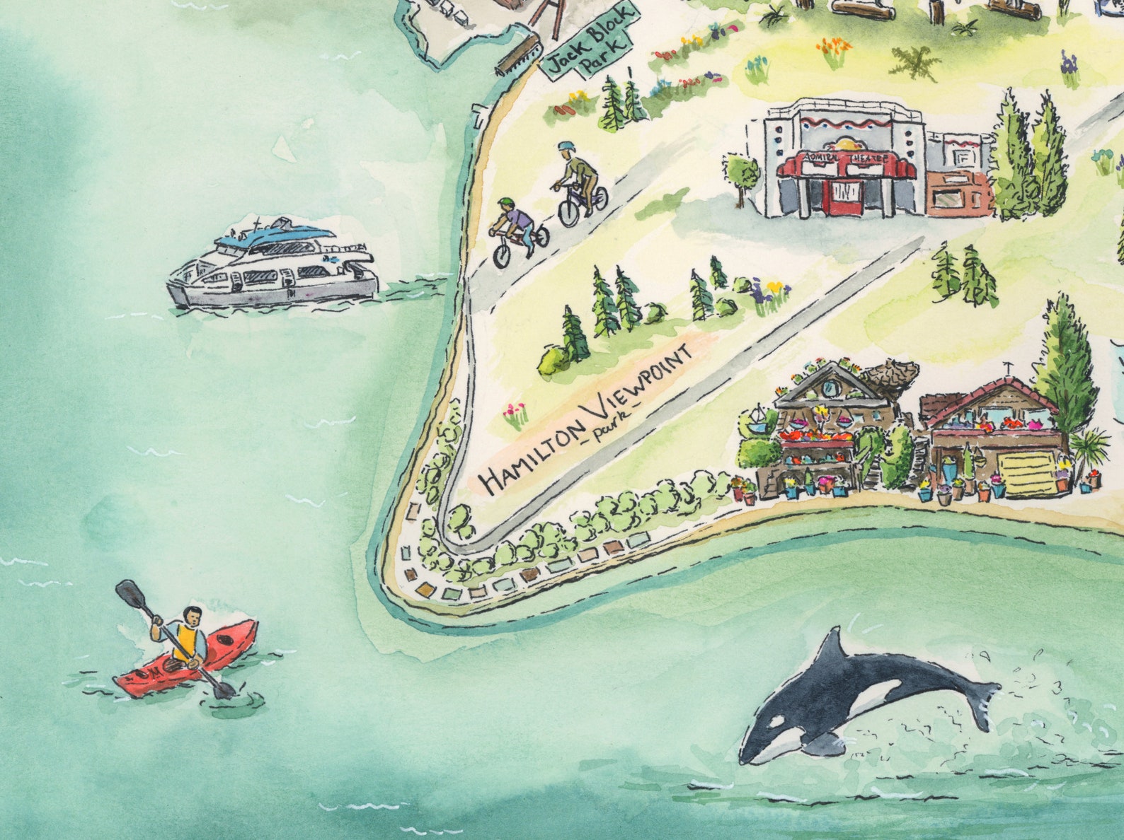 West Seattle Map Poster - Etsy