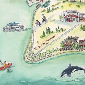 West Seattle Map Poster - Etsy