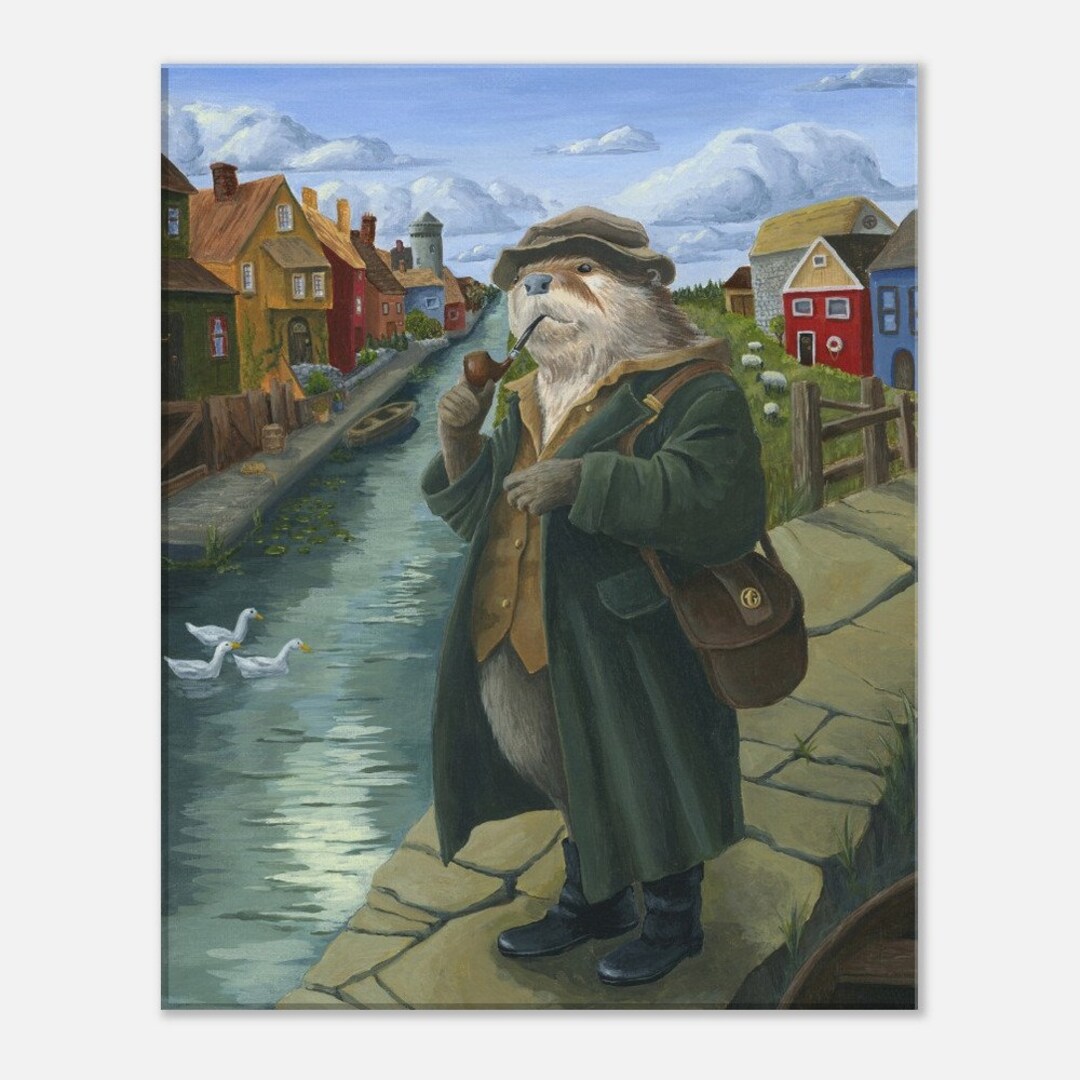 Olaf Frostwhisker - Print on Canvas - Etsy