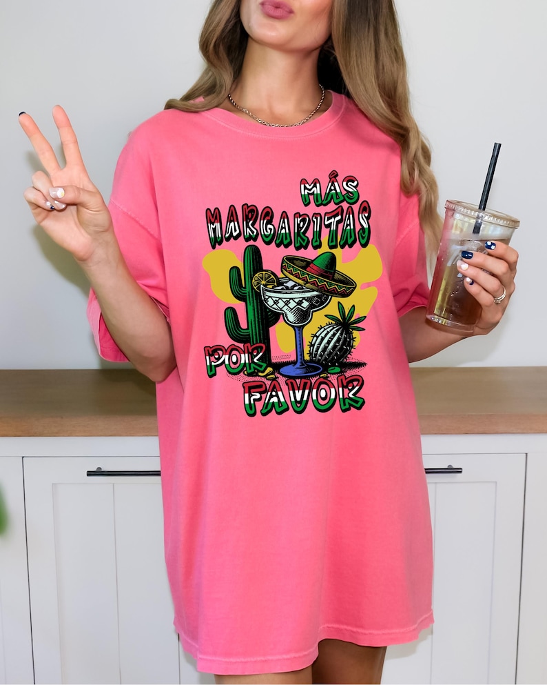 More Margaritas Please Comfort Colors Tee, Margarita Lover Shirt ...