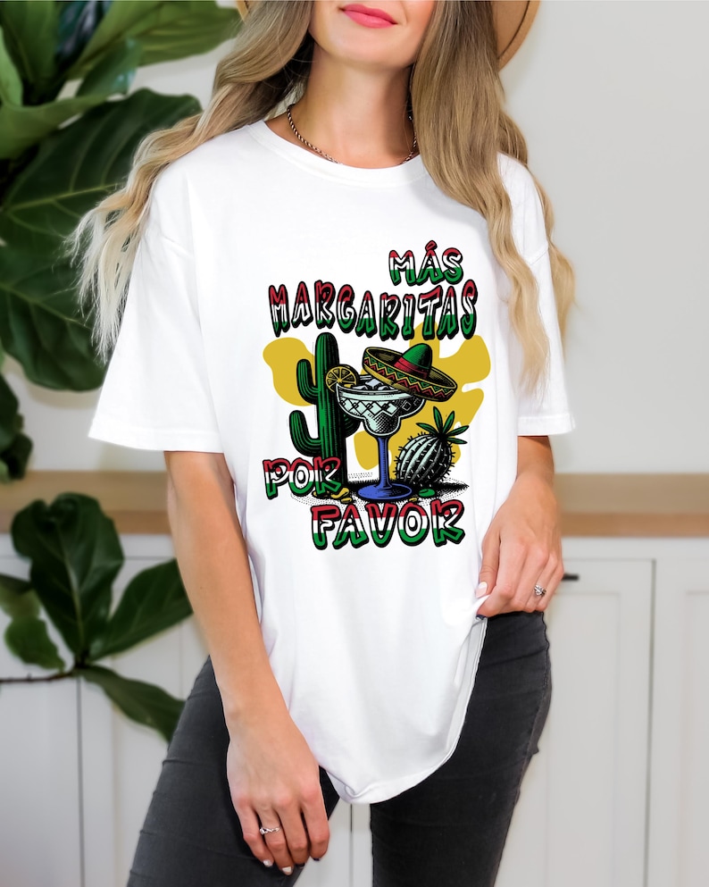 More Margaritas Please Comfort Colors Tee, Margarita Lover Shirt ...