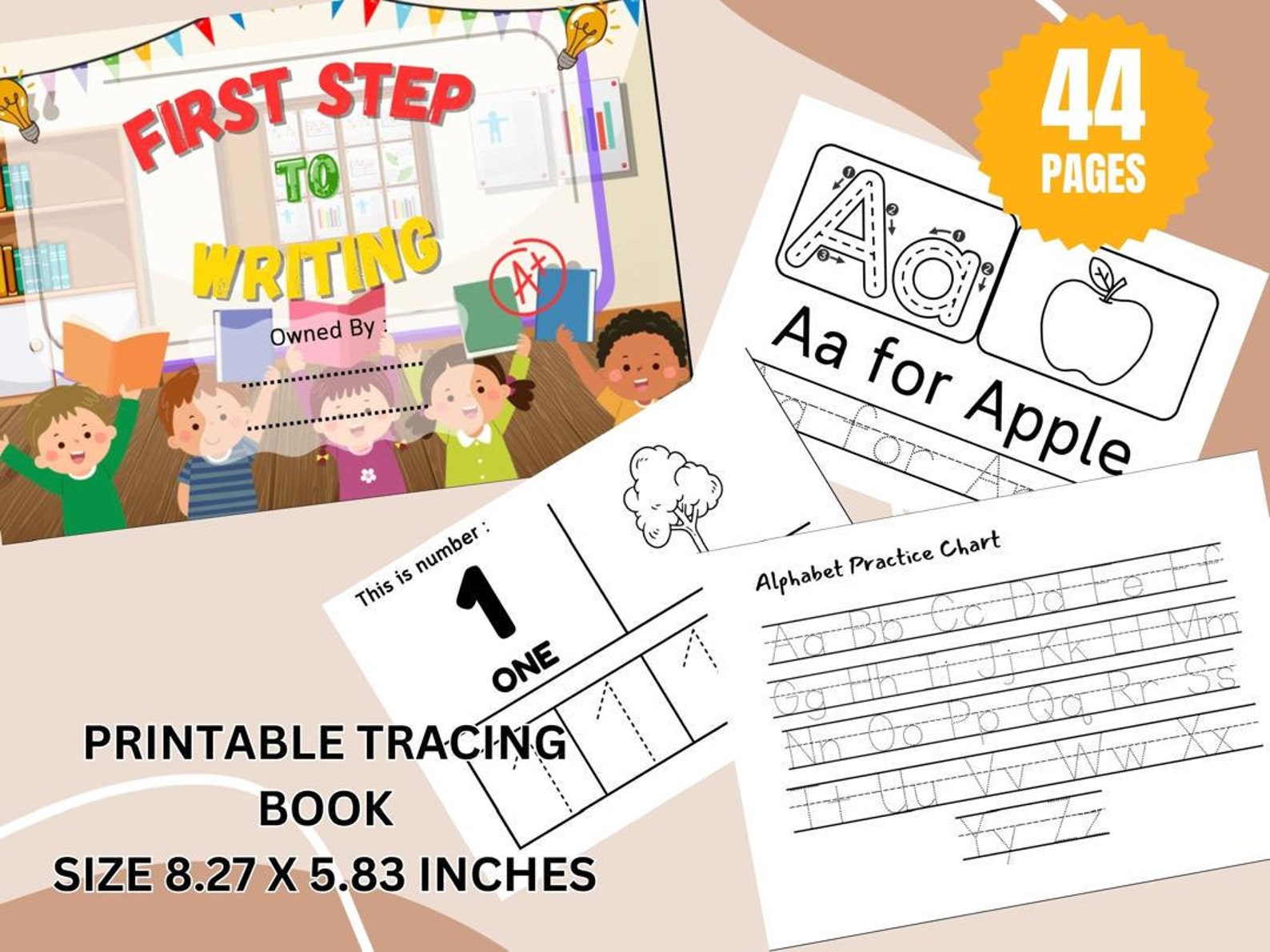 Tracing Alphabets and Numbers | Suitable for Kids, Preschool, and ...