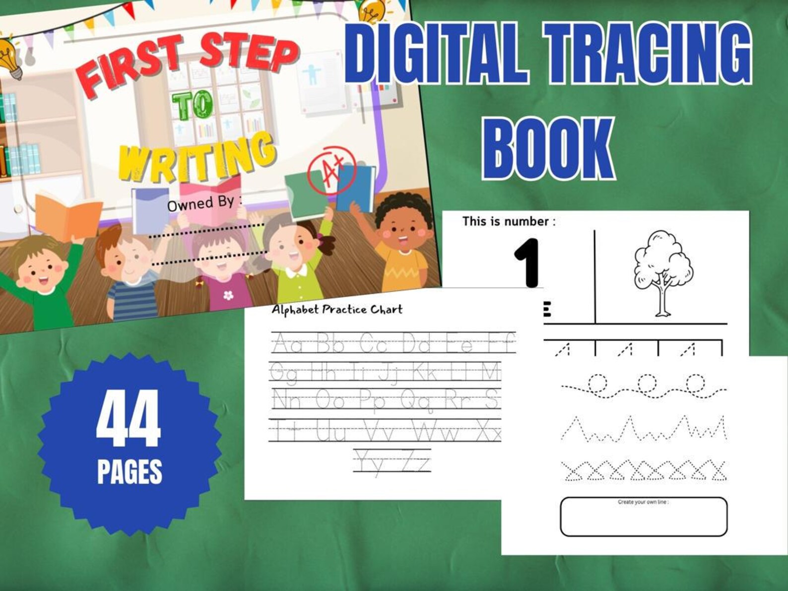 Tracing Alphabets and Numbers | Suitable for Kids, Preschool, and ...
