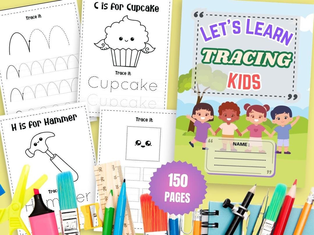Tracing Worksheets | Dot to Dot | Printable Activities for Kids ...