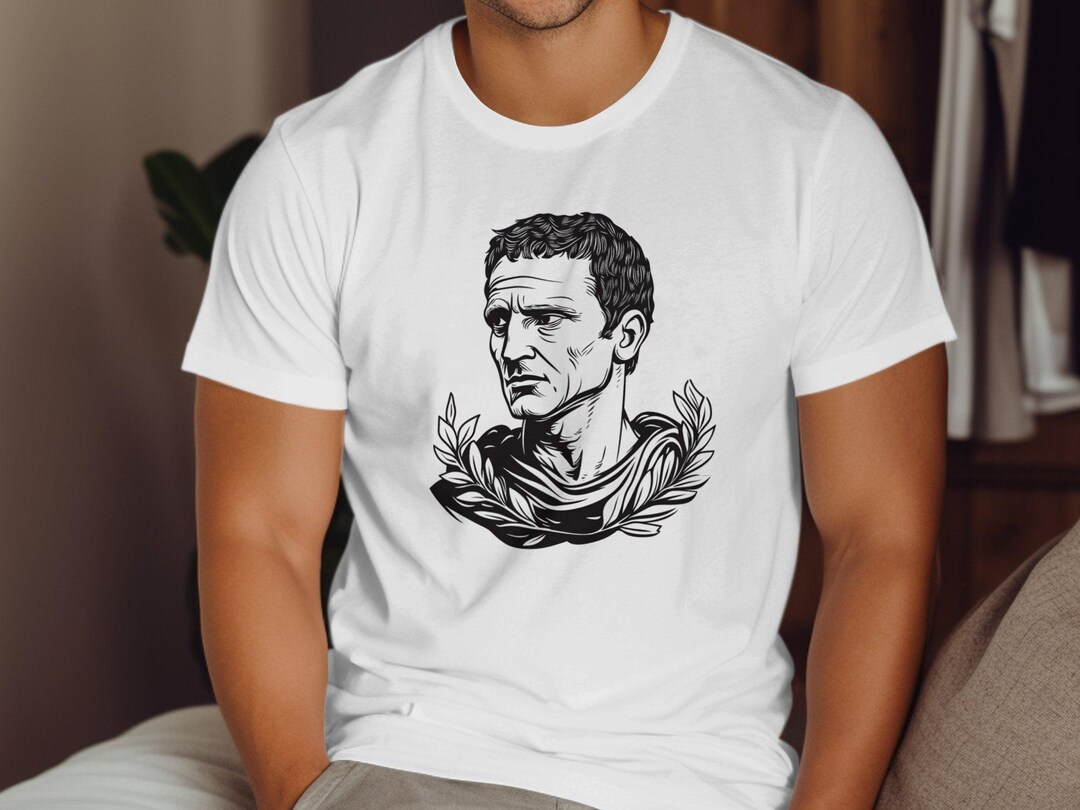 Ancient Roman Emperor Portrait T-shirt, Historical Figure Graphic Tee ...