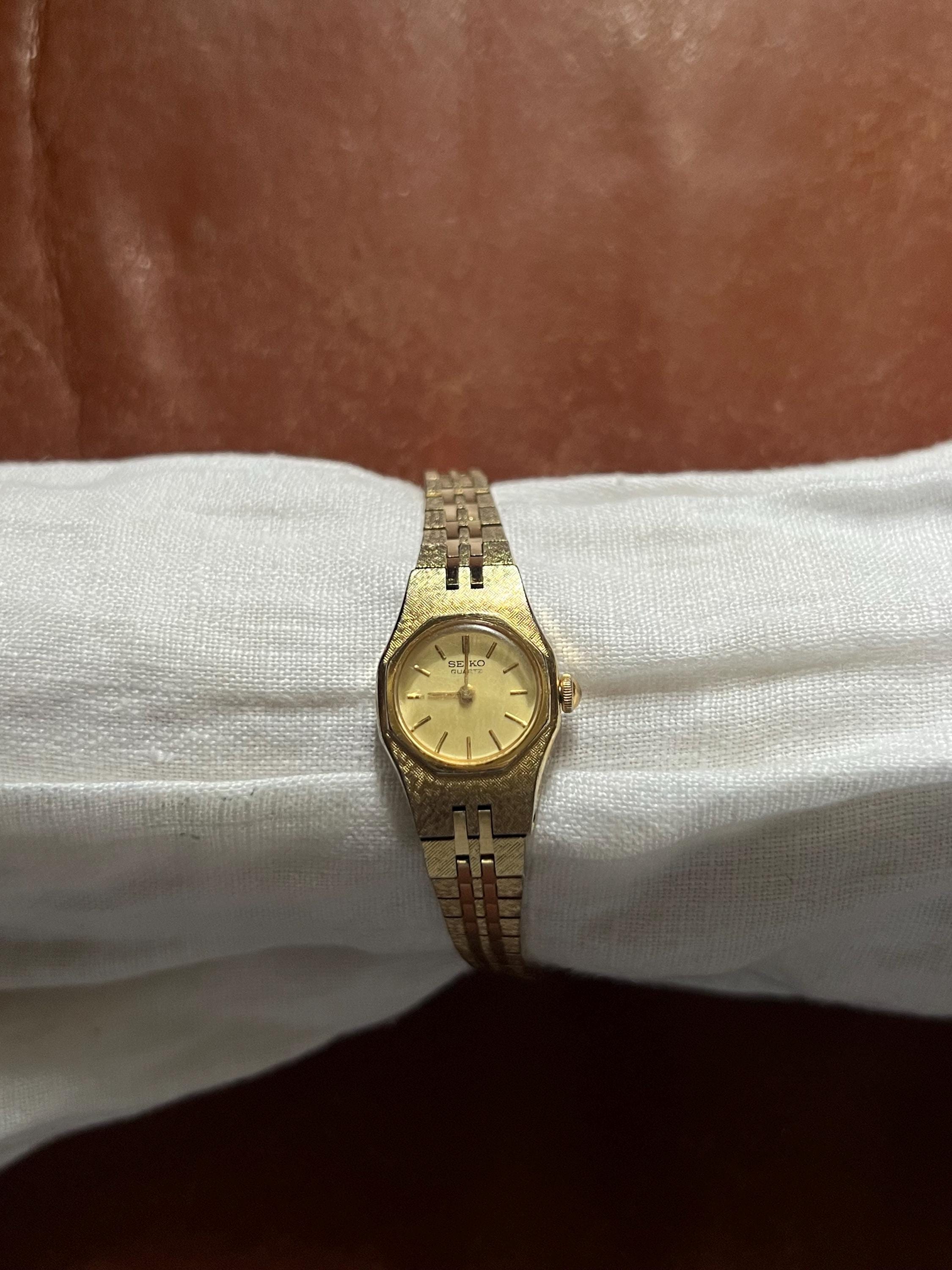 5 Vintage Gold Seiko, Gold Toned Ladies Watches, Wrist Watch for Women ...