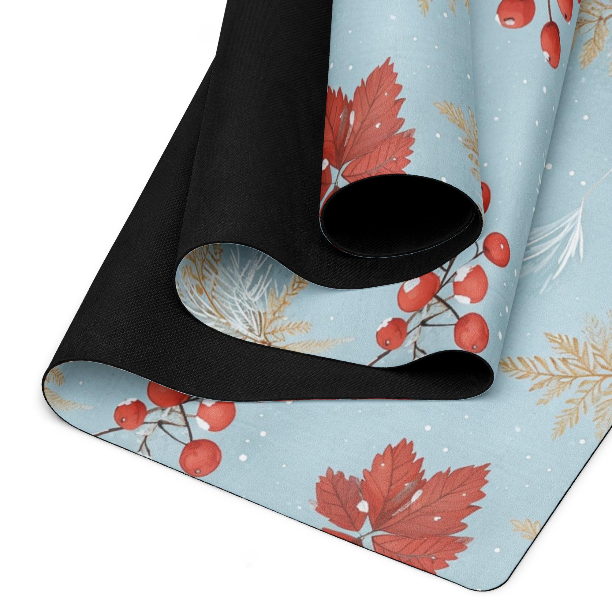Christmas Spirit Yoga Mat, Holiday Pilates Gift, Festive Exercise Mat ...