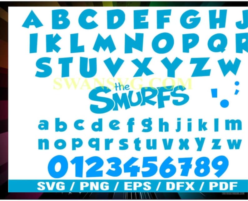 1030 Smurfs Bundle Svg, Smurfs Svg, Mega Bundle Smurfs Png, Smurfs Cut ...