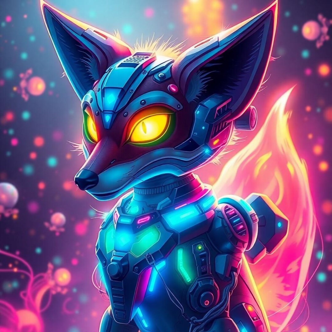 Cyber Fox NFT Art Collection - Etsy UK