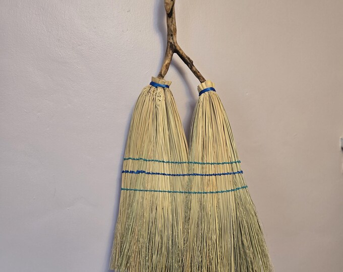 Double-headed Hearth Broom - Etsy
