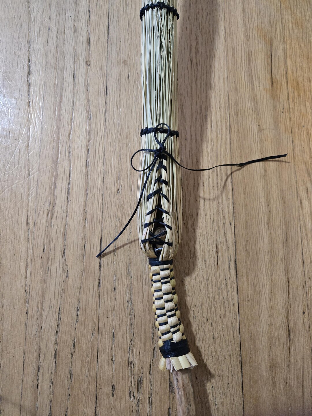 Extra Long Cobweb Broom With Black Corset Lacing - Etsy