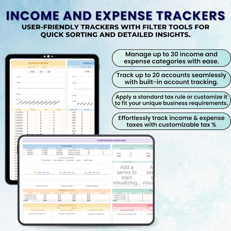 Small Business Bookkeeping Spreadsheet: Profit & Loss Tracker (digital ...