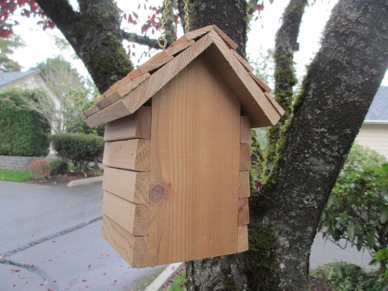 Cedar Outdoor Birdhouse - Etsy