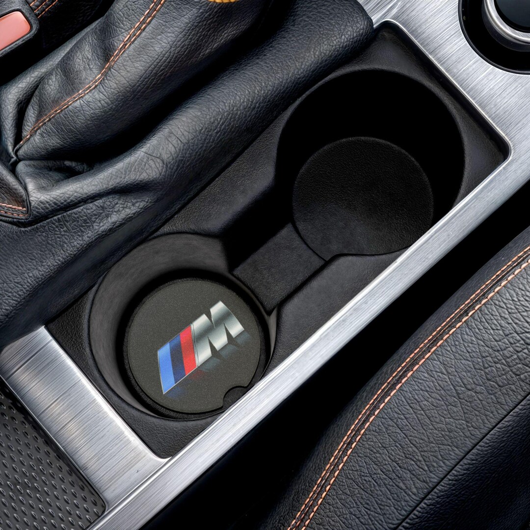 Custom BMW M Sport Soapstone Car Coaster, Unique Car Interior Accessory ...