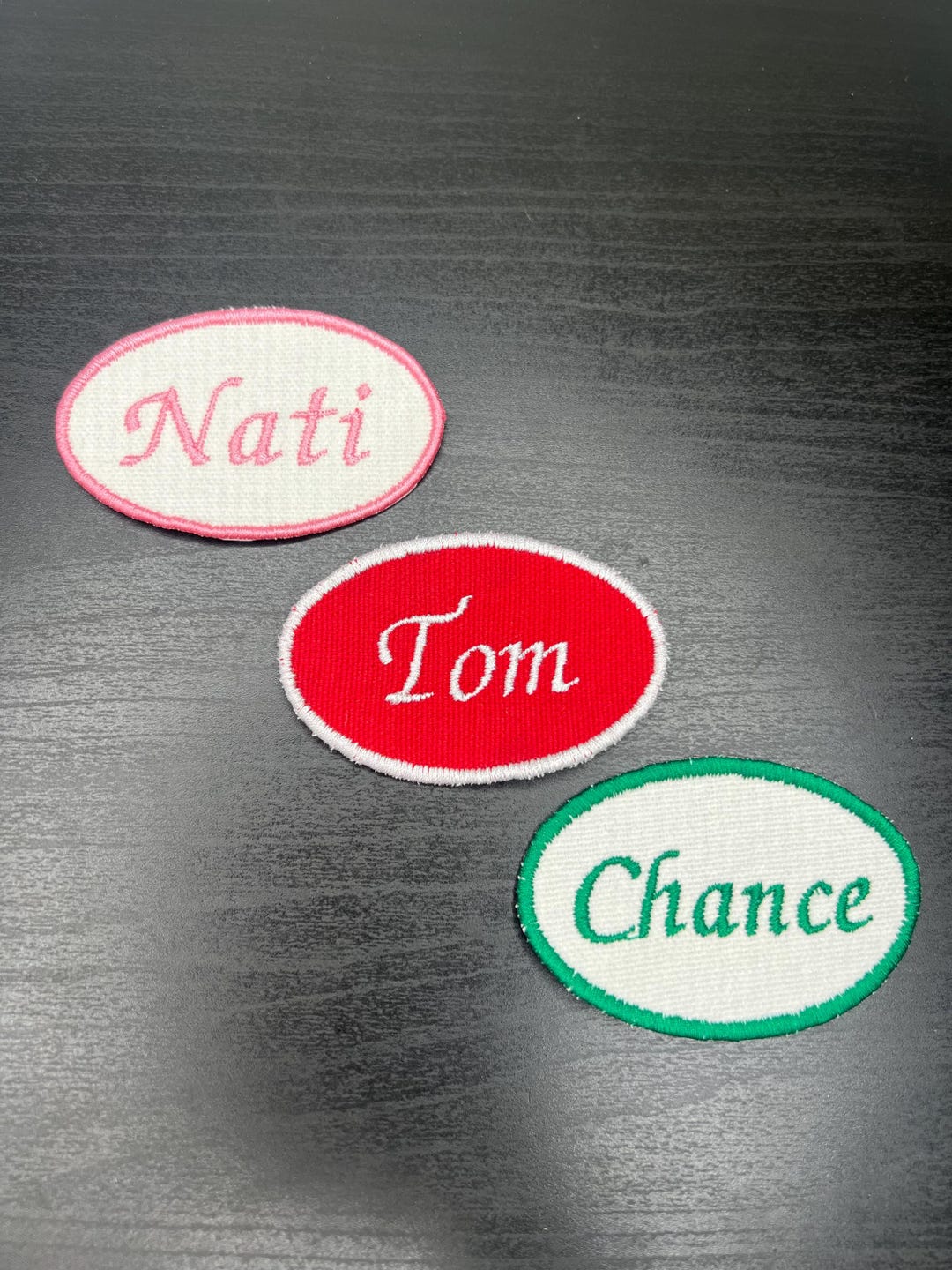 Custom Embroidered Name Tag Patch: Uniforms, Shirts, Hats 2x3 Inch - Etsy