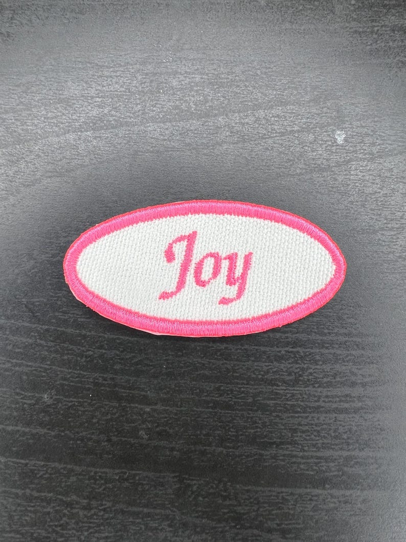 Custom Embroidered Name Tag Patch, Vintage Iron-on for Uniforms (3x1.5 ...