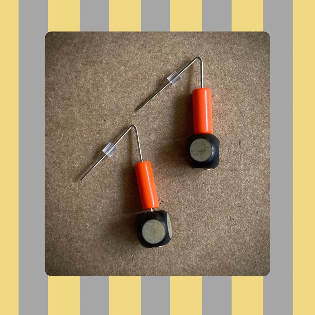 DROP Earrings: EAR CANDY - Vintage Beaded Statement Earrings - Etsy