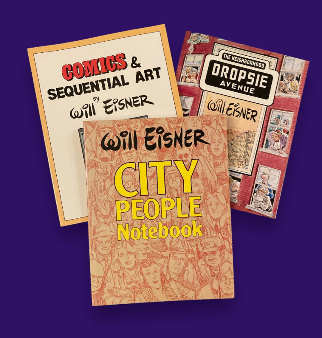 WILL EISNER Book Lot: American Cartoonist Icon Set of 3 Books, Pristine ...