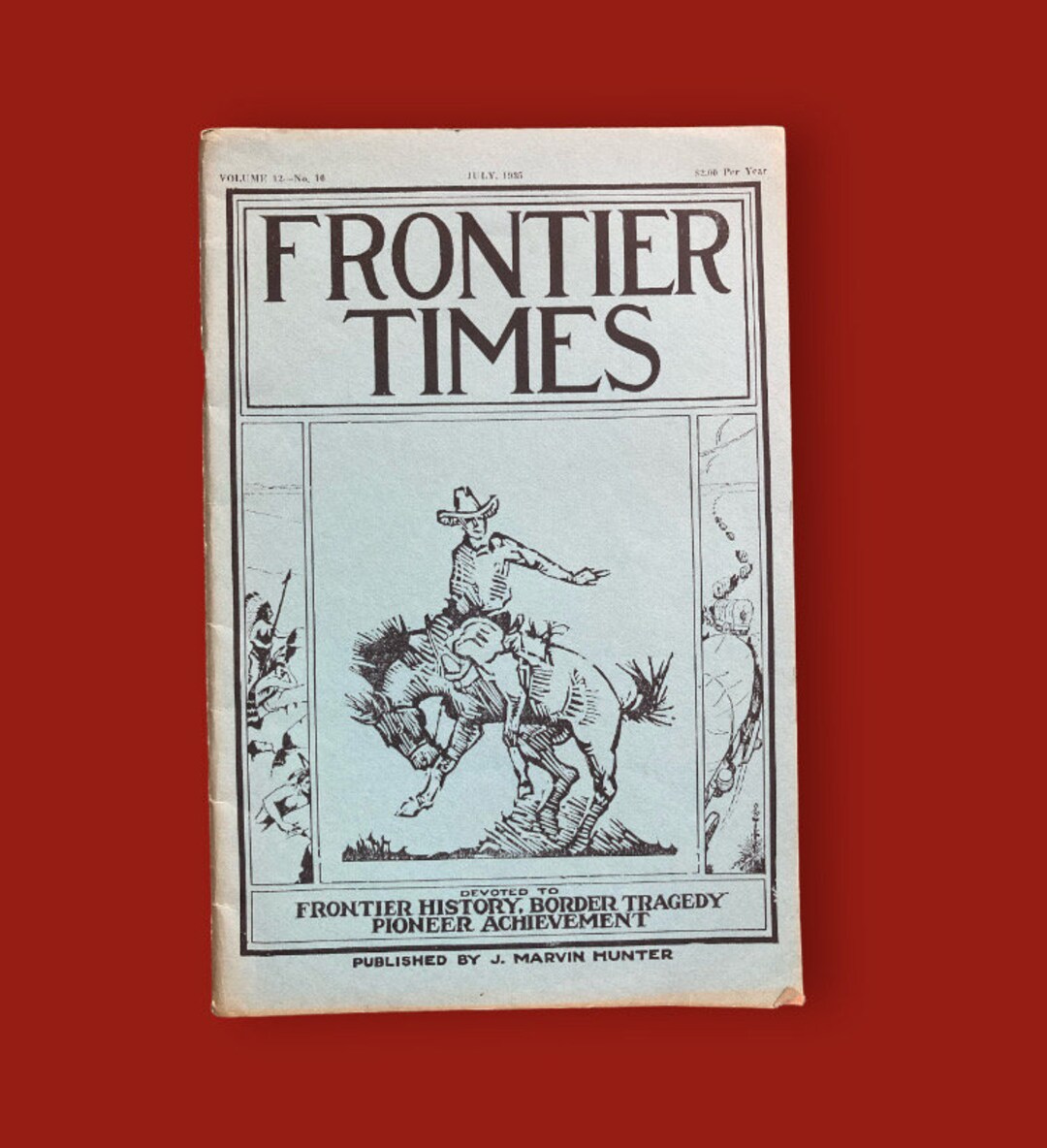 FRONTIER TIMES: Vintage Magazines - July, 1935 - Etsy