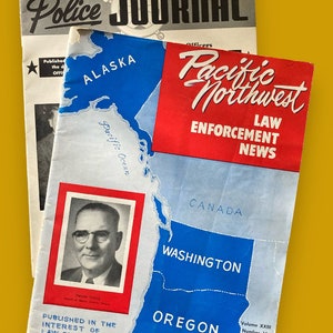 1950's POLICE MAGAZINES: Police Journal and Pacific Northwest Law ...