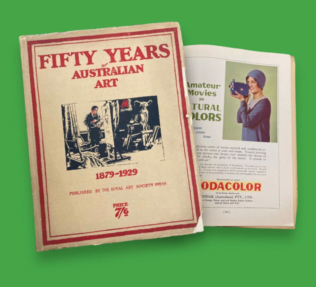 AUSSIE ART: 1929 Retrospective of Australian Art Awesome Book OR - Etsy