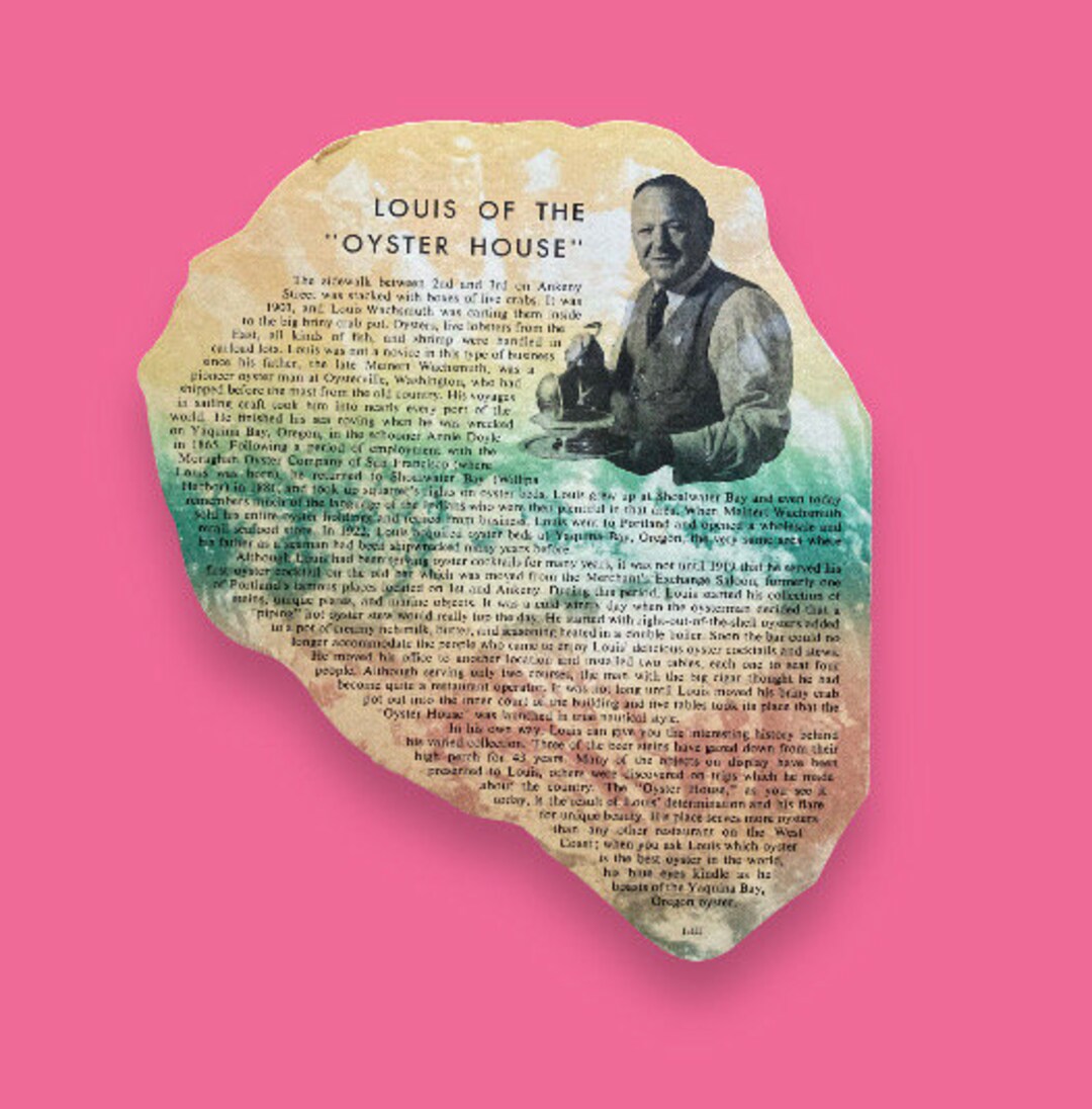 PORTLAND OYSTERS: Dan & Louis Oyster Bar Menu Postwar Version Awesome ...