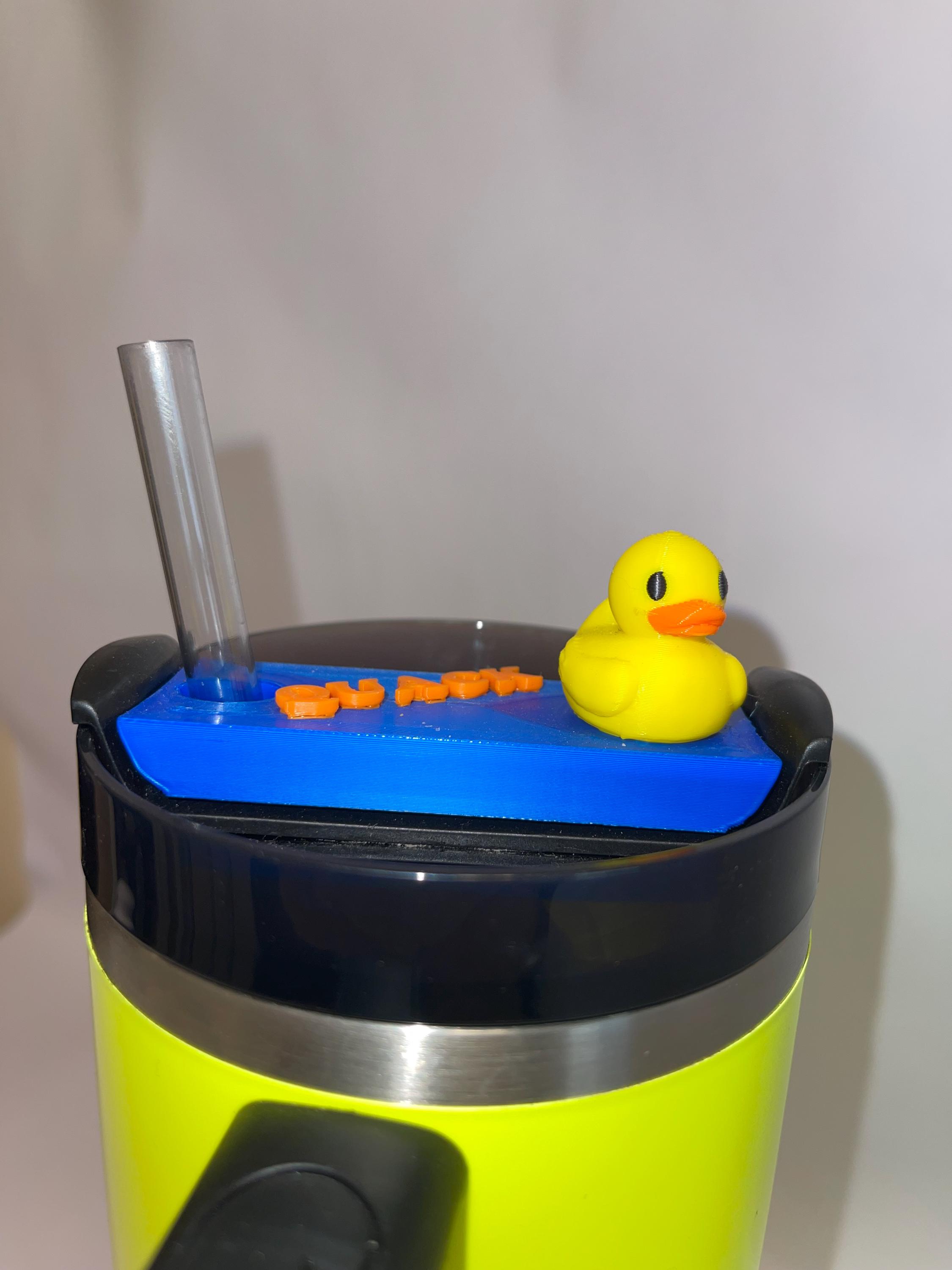 3D Printed 40 Oz. Stanley Cup Duck Topper - Etsy