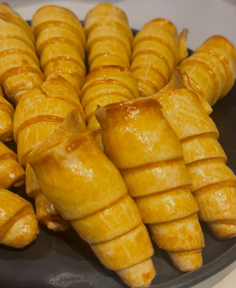 Authentic Haitian Cornet: Flaky, Buttery Pastry.haitian Appetizer for ...