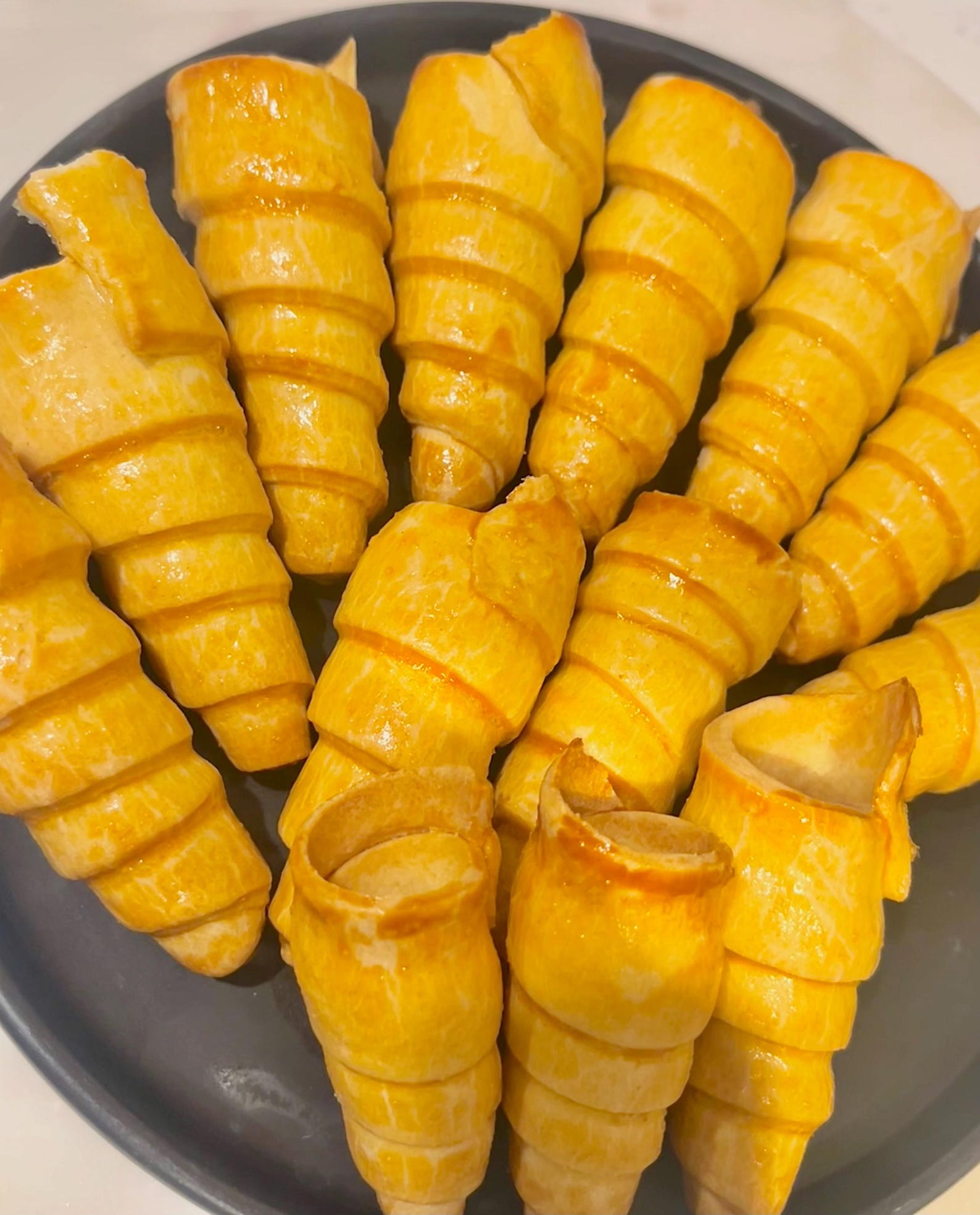 Authentic Haitian Cornet: Flaky, Buttery Pastry.haitian Appetizer for ...