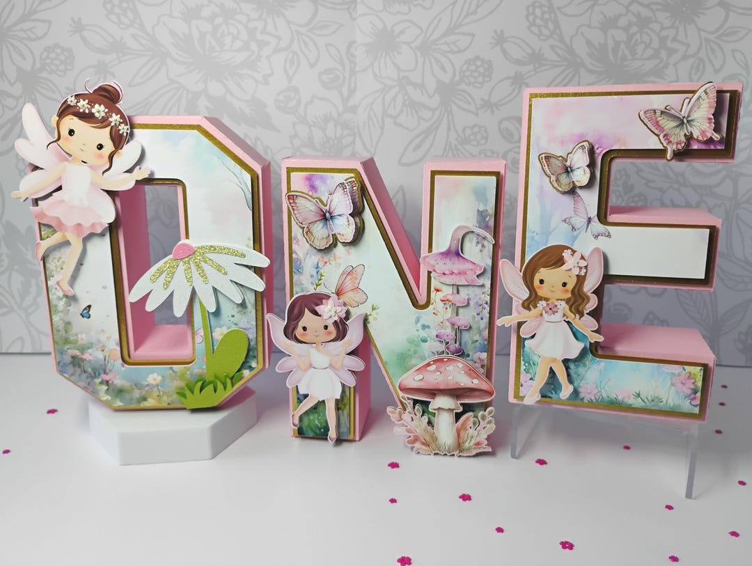 Fairy Light 3D Letters / Fairy Light Birthday Decorations / Fairy Light ...