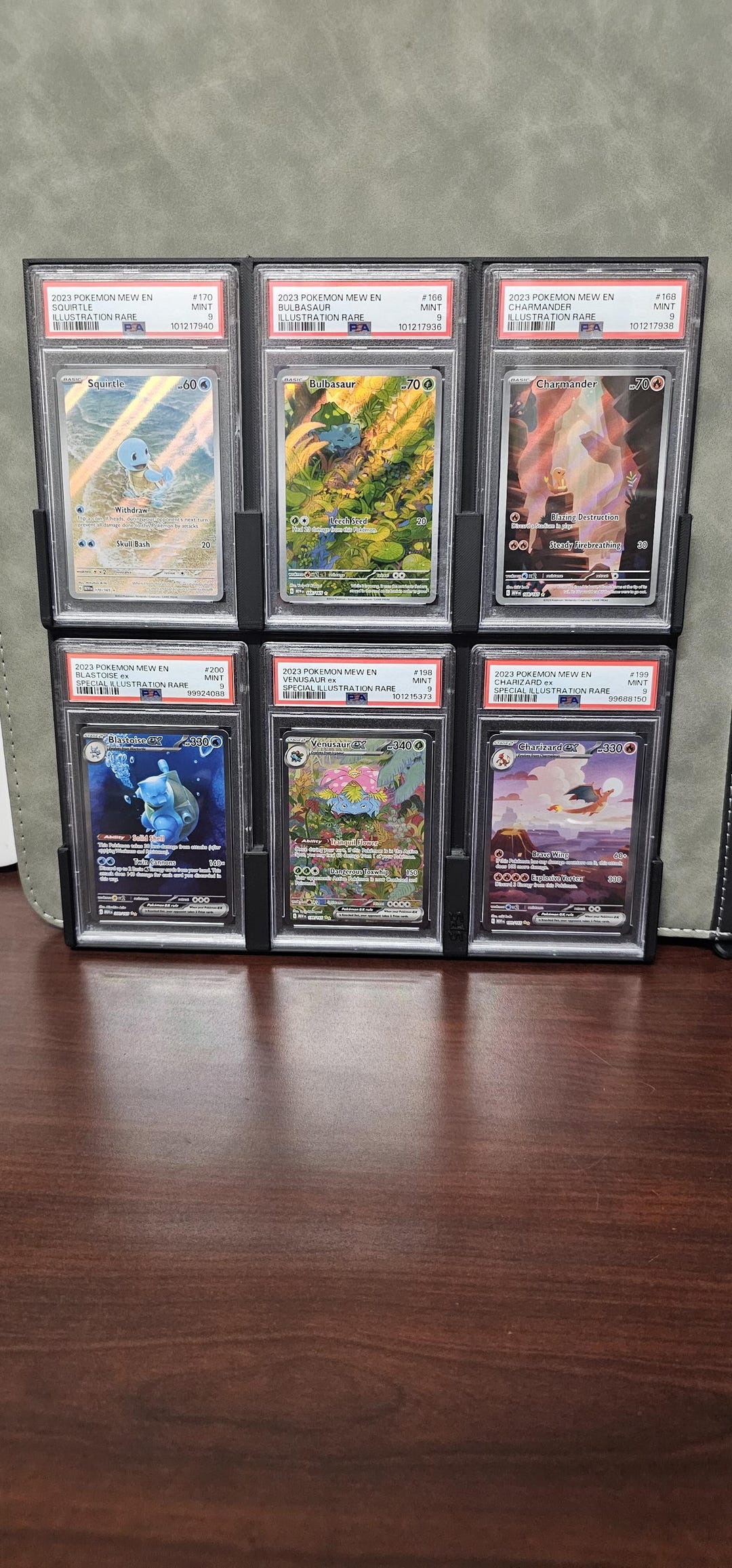 Graded Card Display Frame! Trading Card Holder! Mounting Tape Included ...