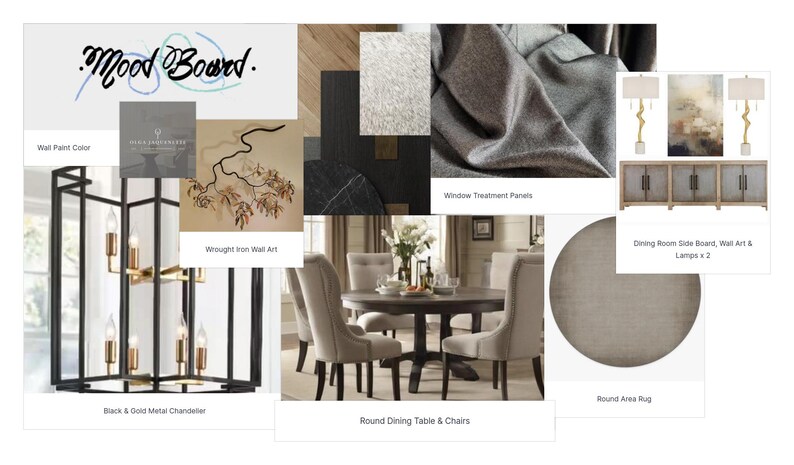 The Timeless Dining Room Mood Board - Etsy