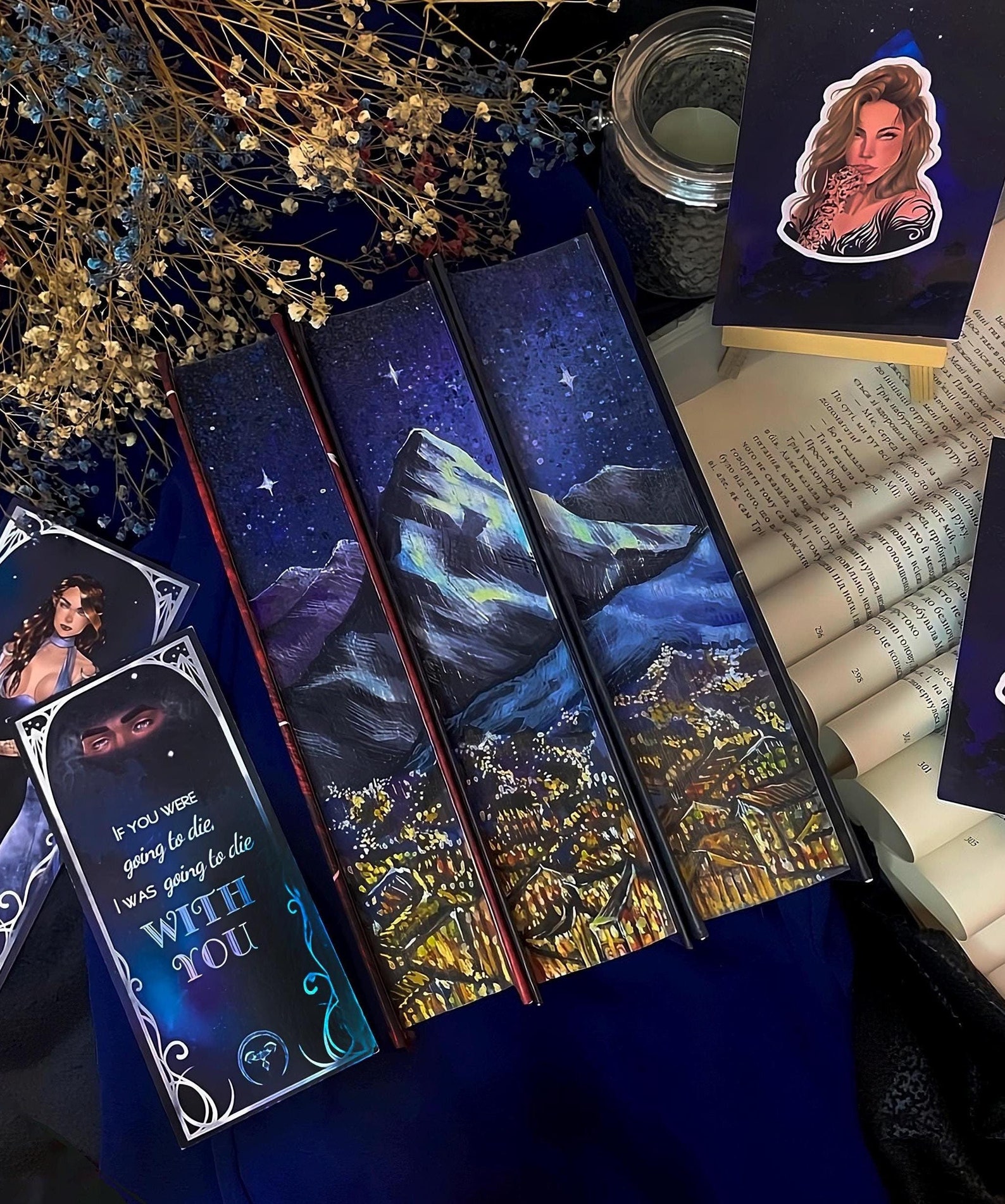 ACOTAR, Velaris, Fore-edge Painting Book Set, A Court of Thorns and ...