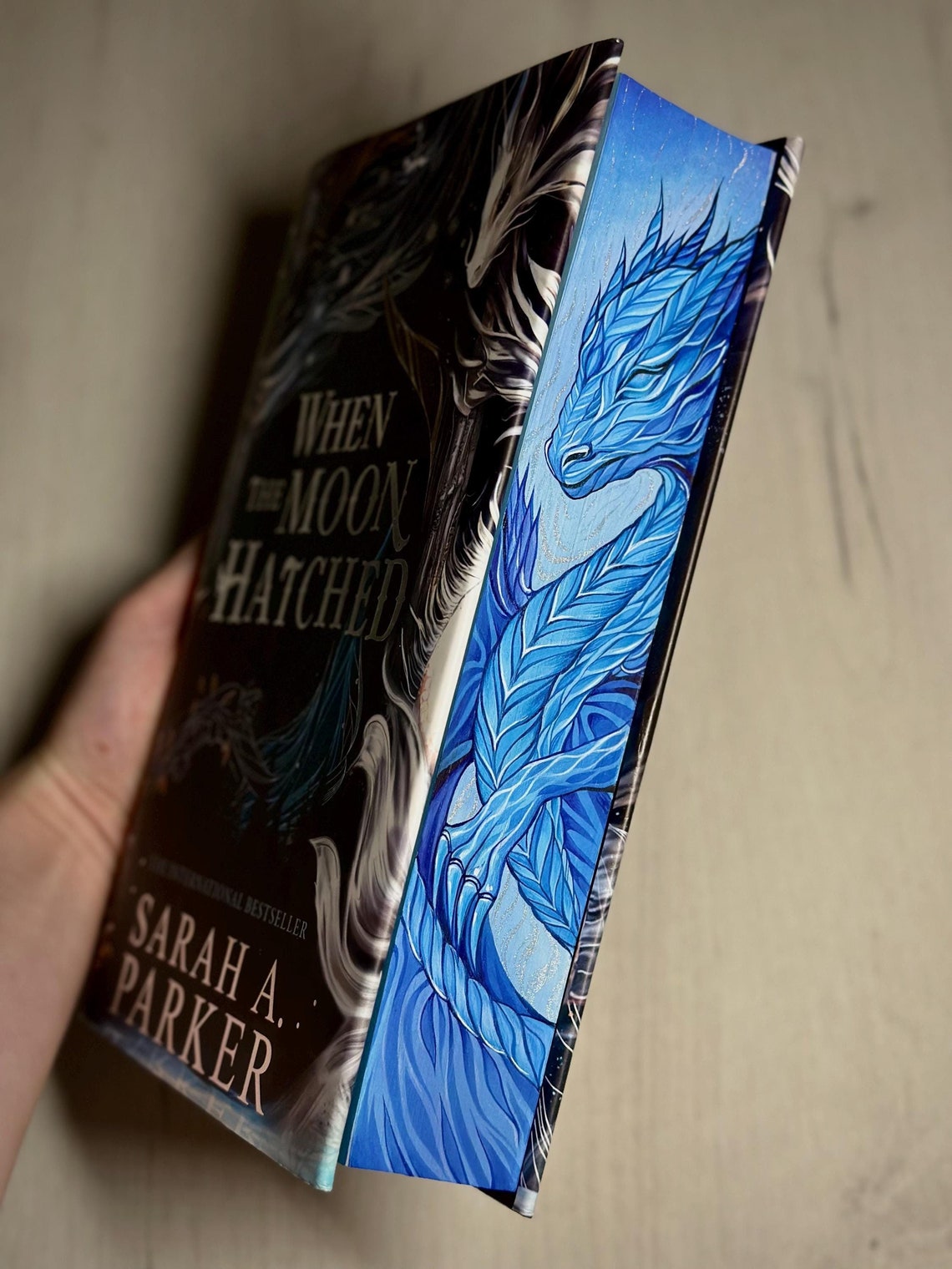 When the Moon Hatched Hand-painted Edges, Fantasy Books With Sprayed ...