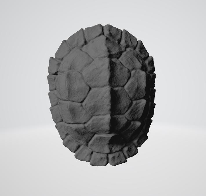 Turtle Shell STL 3D Print File - Etsy