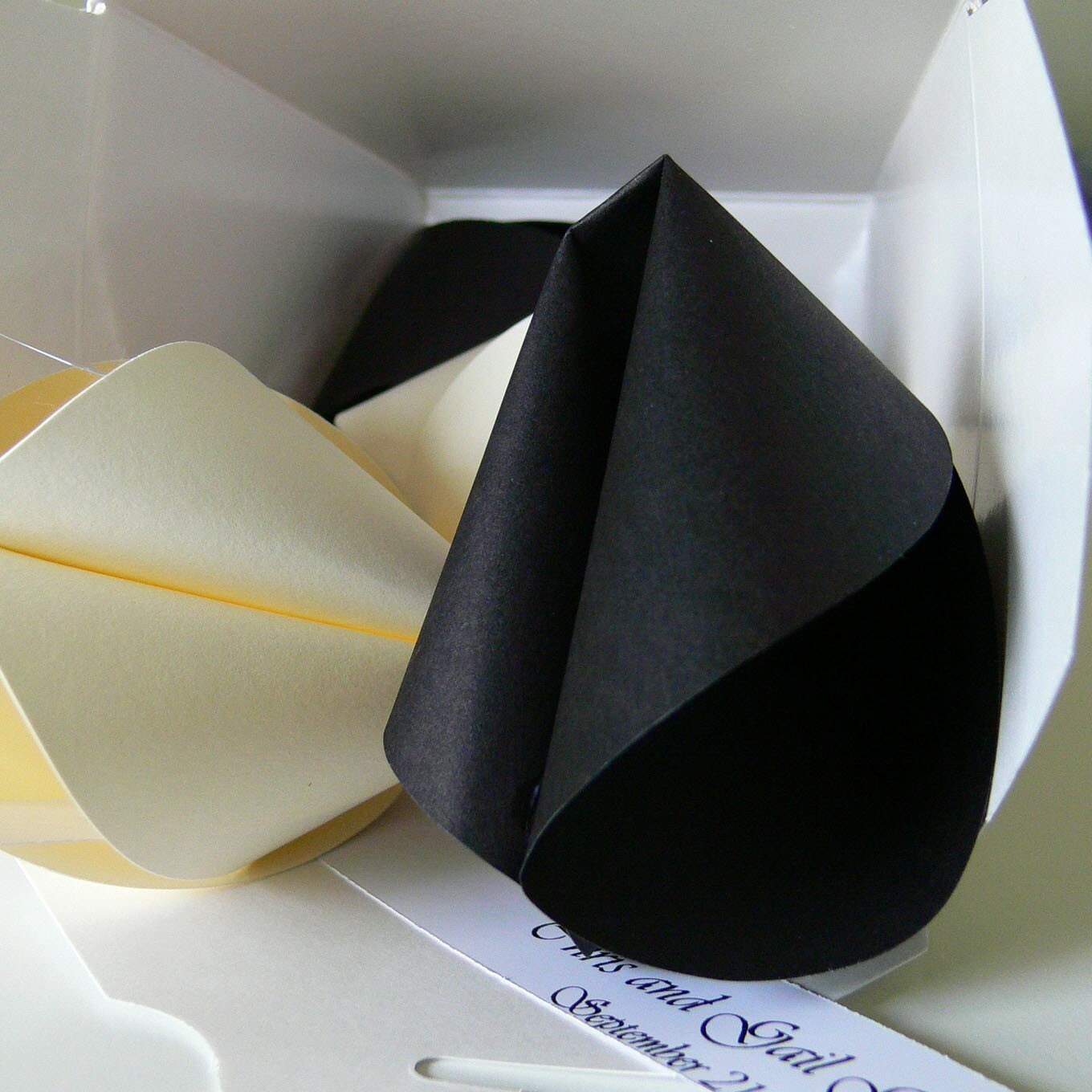 Wedding Paper Fortune Cookies - Set of 10 - Etsy