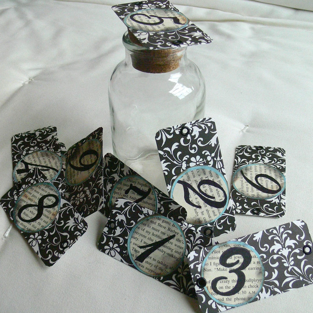 Provencial Numbered Gift Tags Set of 10 - Etsy
