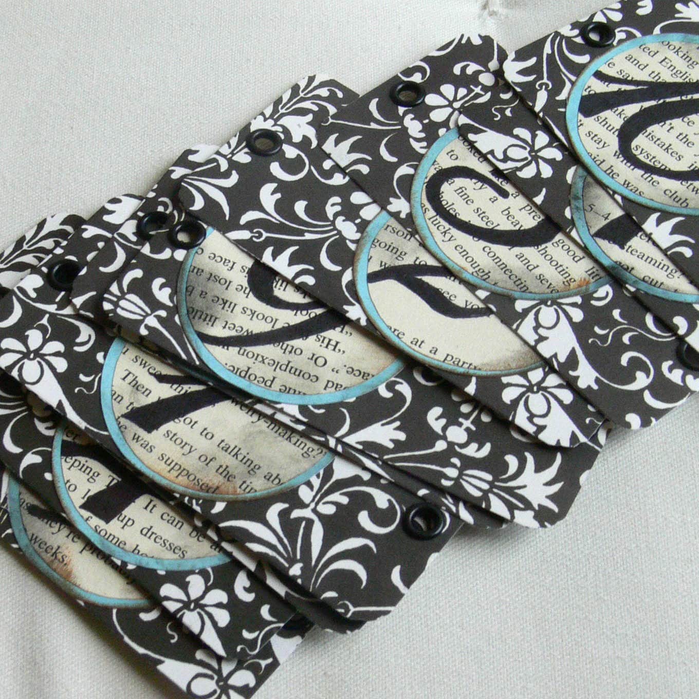 Provencial Numbered Gift Tags Set of 10 - Etsy