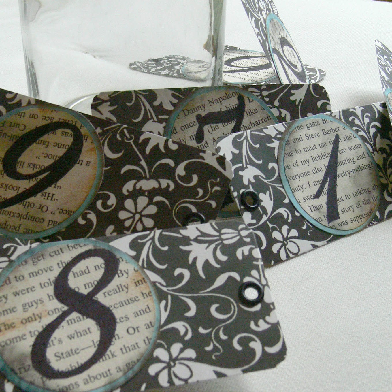 Provencial Numbered Gift Tags Set of 10 - Etsy