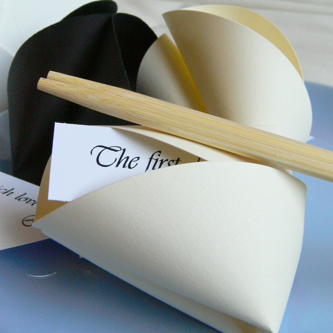Wedding Paper Fortune Cookies - Set of 10 - Etsy