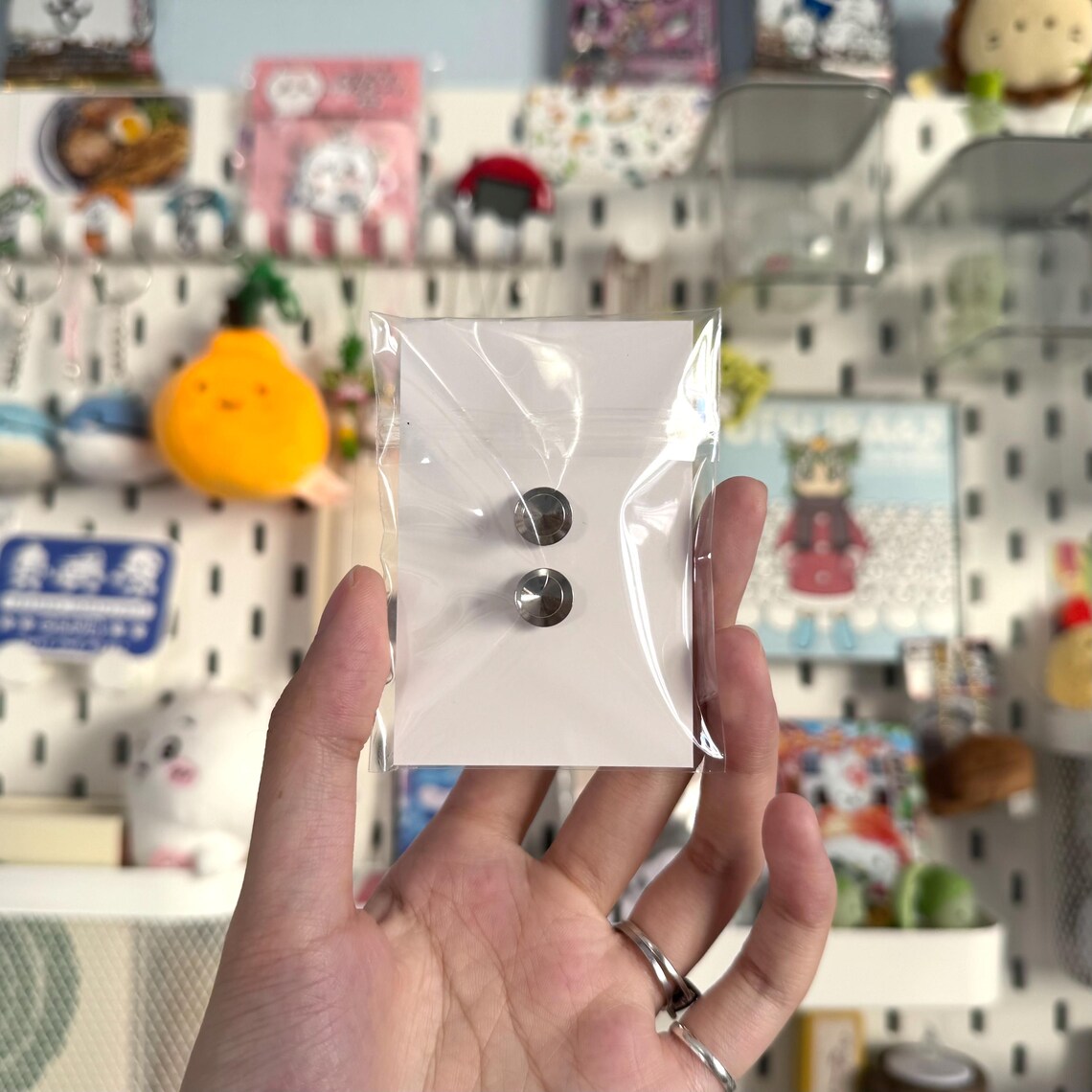 Miffy With Headphones Enamel Pin (black Ver.) - Etsy