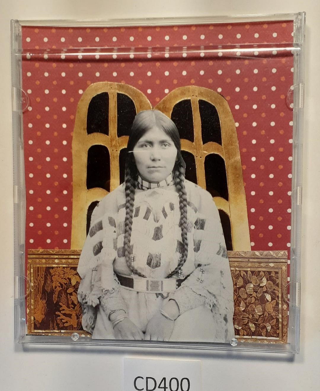 3-D Collage Inside Recycled CD Case. All Recycled/re-purposed Material ...