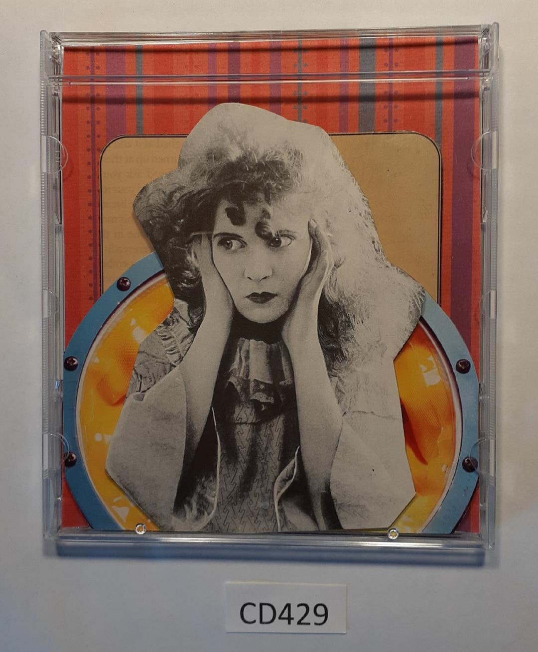 3-D Collage Inside Recycled CD Case. All Recycled/re-purposed Material ...