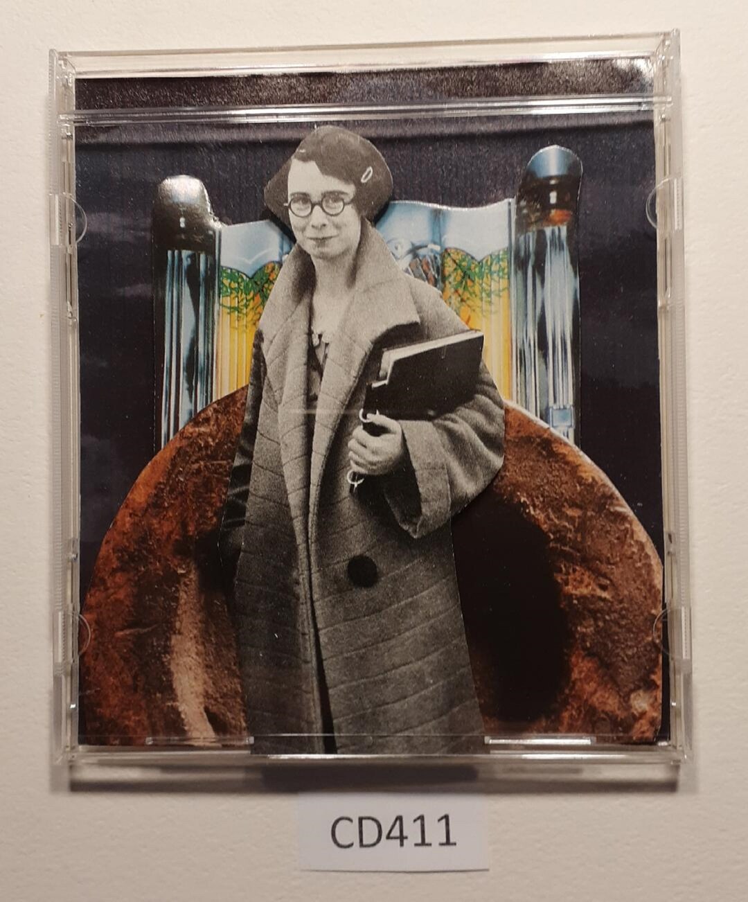 3-D Collage Inside Recycled CD Case. All Recycled/re-purposed Material ...