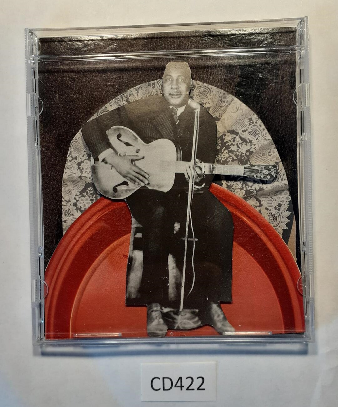 3-D Collage Inside Recycled CD Case. All Recycled/re-purposed Material ...